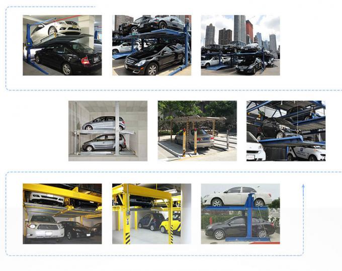 Loading 2200kg Double Decker Parking System Mini Hydraulic Tilting Car Lift