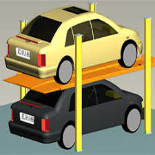 Double Decker 8-12m/min Lifting Speed Galvanized Wave Platform Parking ...