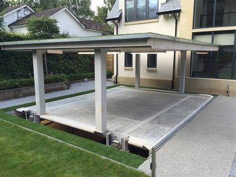 PJS Underground Car Storage Lift Hydraulic Two Level Car Parking System